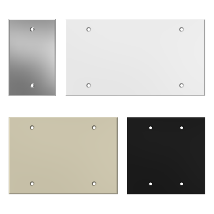RCI CUSTOM AL GANG PLATE: BLANK – RCI Custom
